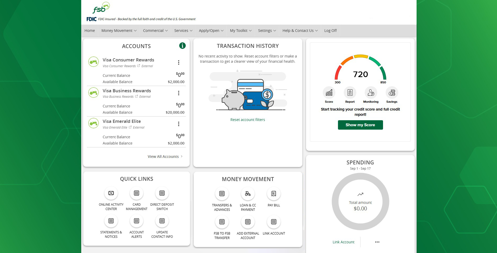Quick Tips for Navigating Your New I-Banking Dashboard | FSB Blog